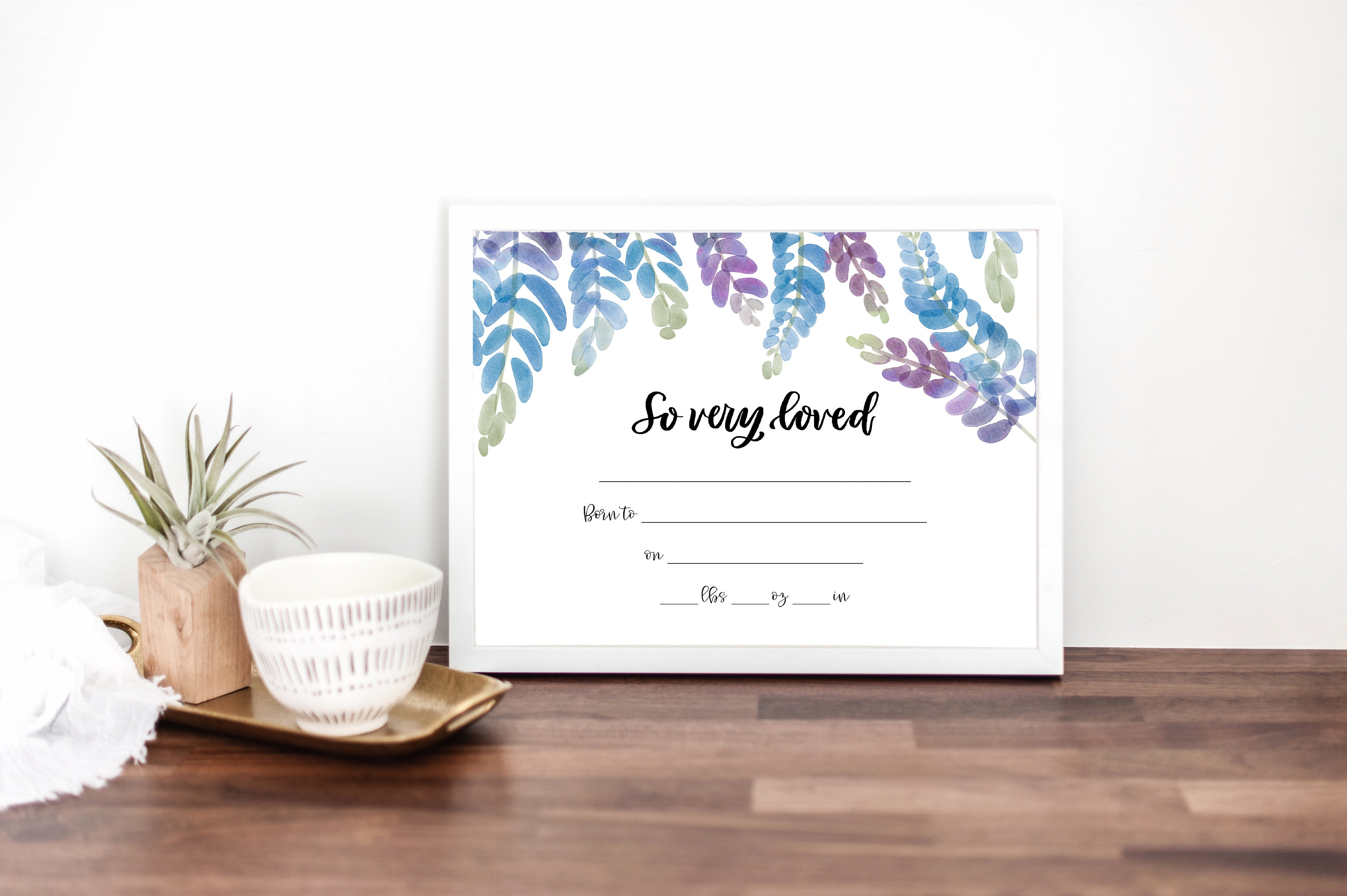 Certificate of Life for Miscarriage Stillbirth & Infant Loss | so Very ...