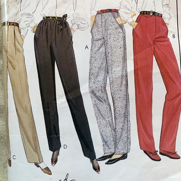 1980s Pants Pattern - Etsy