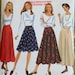 Vintage 1990's Simplicity Pattern 8625, Misses' Skirts, Size H (6-10 ...