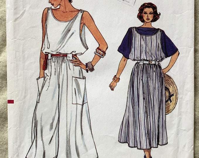 Vintage 1980's Vogue Pattern 9230, Very Easy Vogue, Misses' Jumper ...