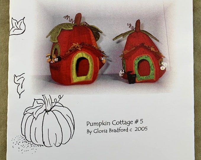 2005 Enchanted Fairy Cottage Patterns, Pumpkin Cottage #5, by Gloria ...