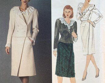 Vintage 1980's Vogue Pattern 9230, Very Easy Vogue, Misses' Jumper ...