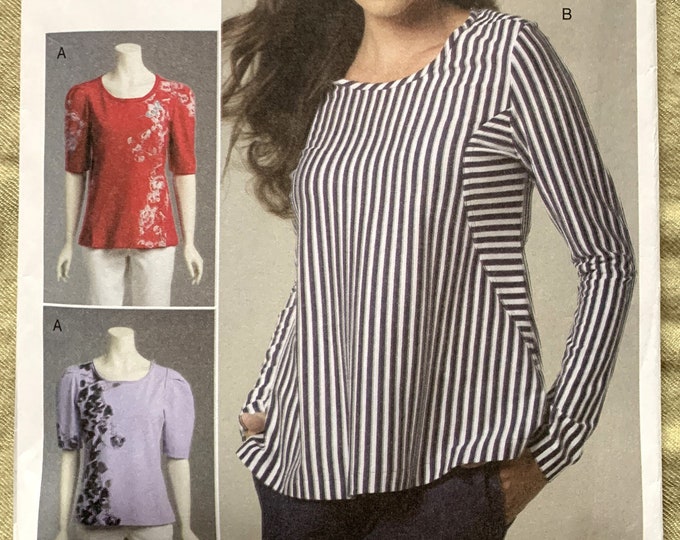 Vogue Pattern V8710, Katherine Tilton, Misses' Top, UNCUT/FF, Size Y ...