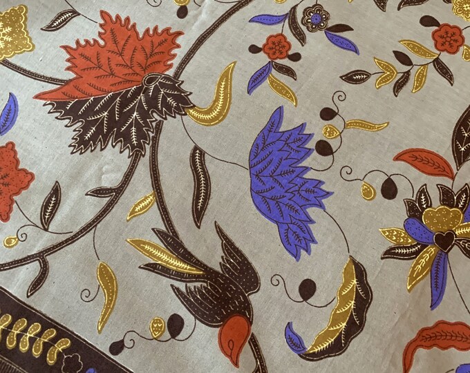 Vintage Guaranteed Dutch Java Print 4491R Fabric - Etsy