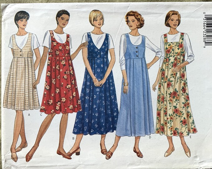 Vintage 1990's Butterick Pattern 4408, Misses'/misses' Petite Maternity ...