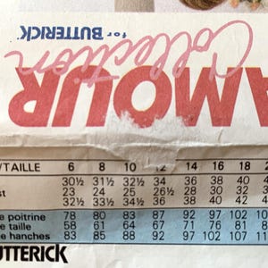 Vintage 1990's Butterick Pattern 4563, Glamour Collection, Misses ...