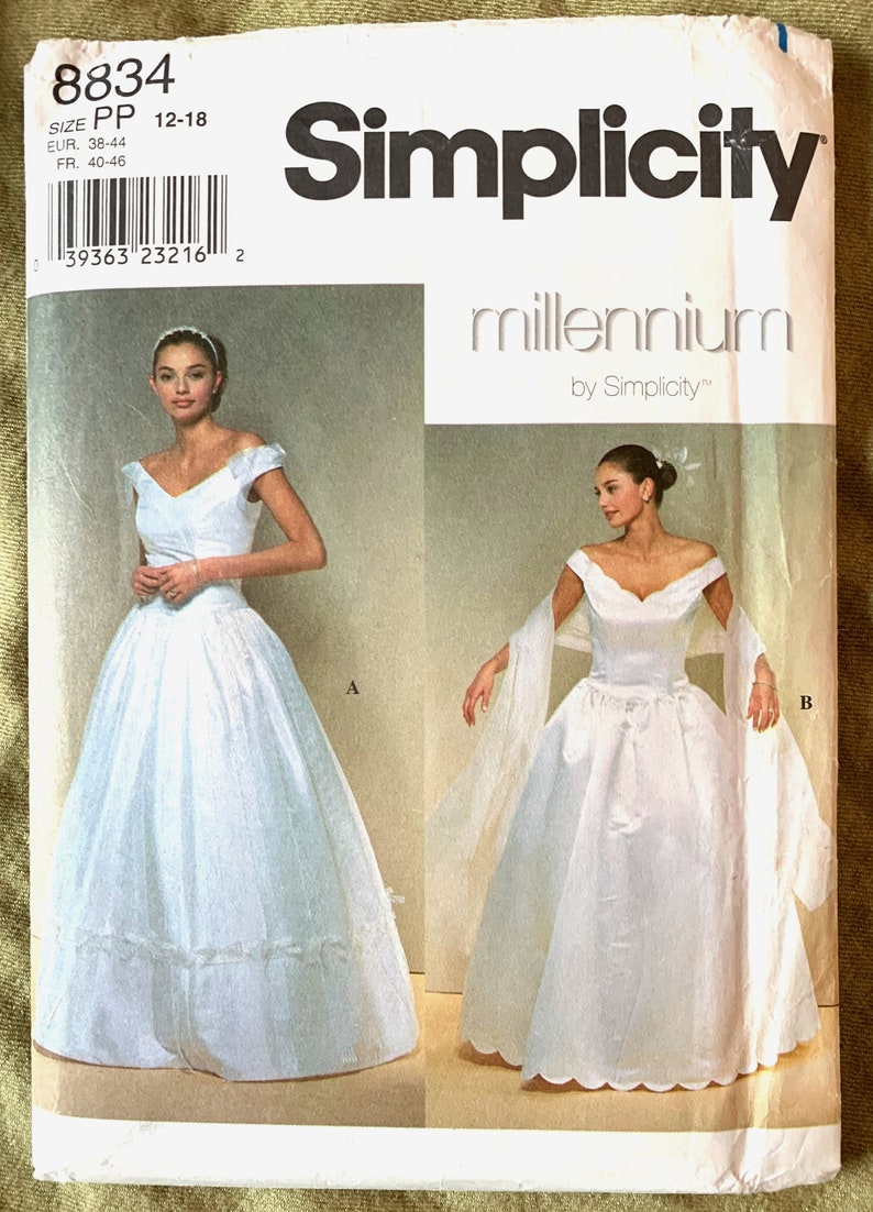 Vintage 1990's Simplicity Millennium Pattern 8834, Misses' /miss Petite ...