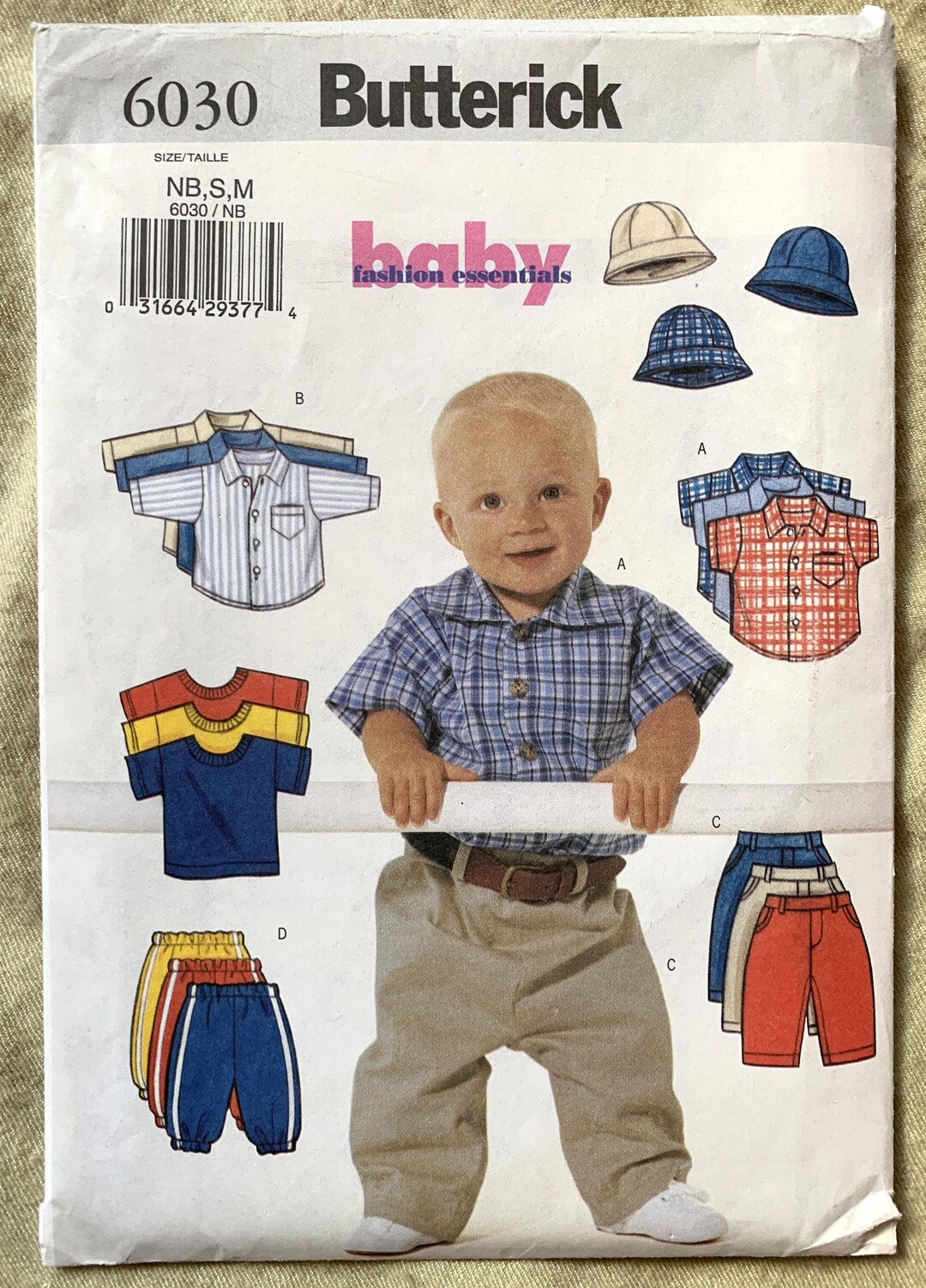 Butterick Pattern 6030, Baby Fashion Essentials, Infants' Shirt/t-shirt ...