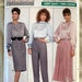 Vintage 1980's Butterick Pattern 5758, Family Circle Collection, Misses ...