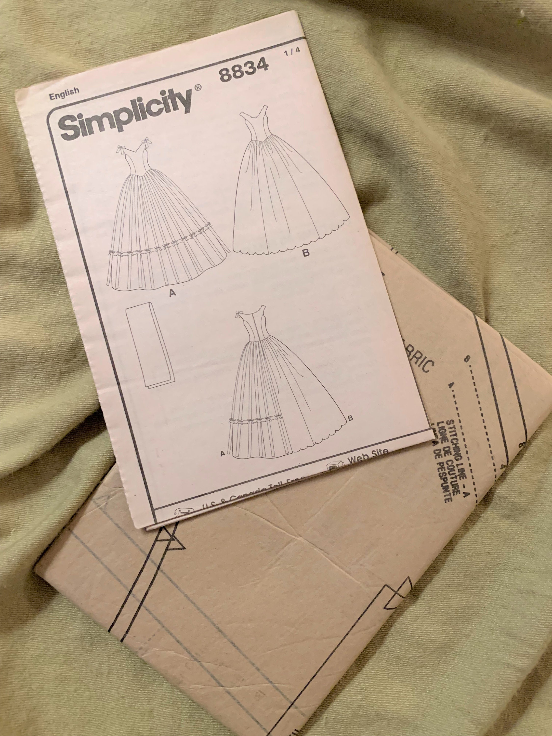 Vintage 1990's Simplicity Millennium Pattern 8834, Misses' /miss Petite ...