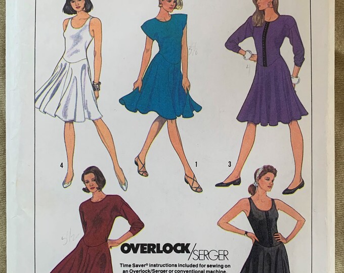 Uncut Simplicity Sewing Pattern D0736 0736 10158 8448 Misses' Vintage ...