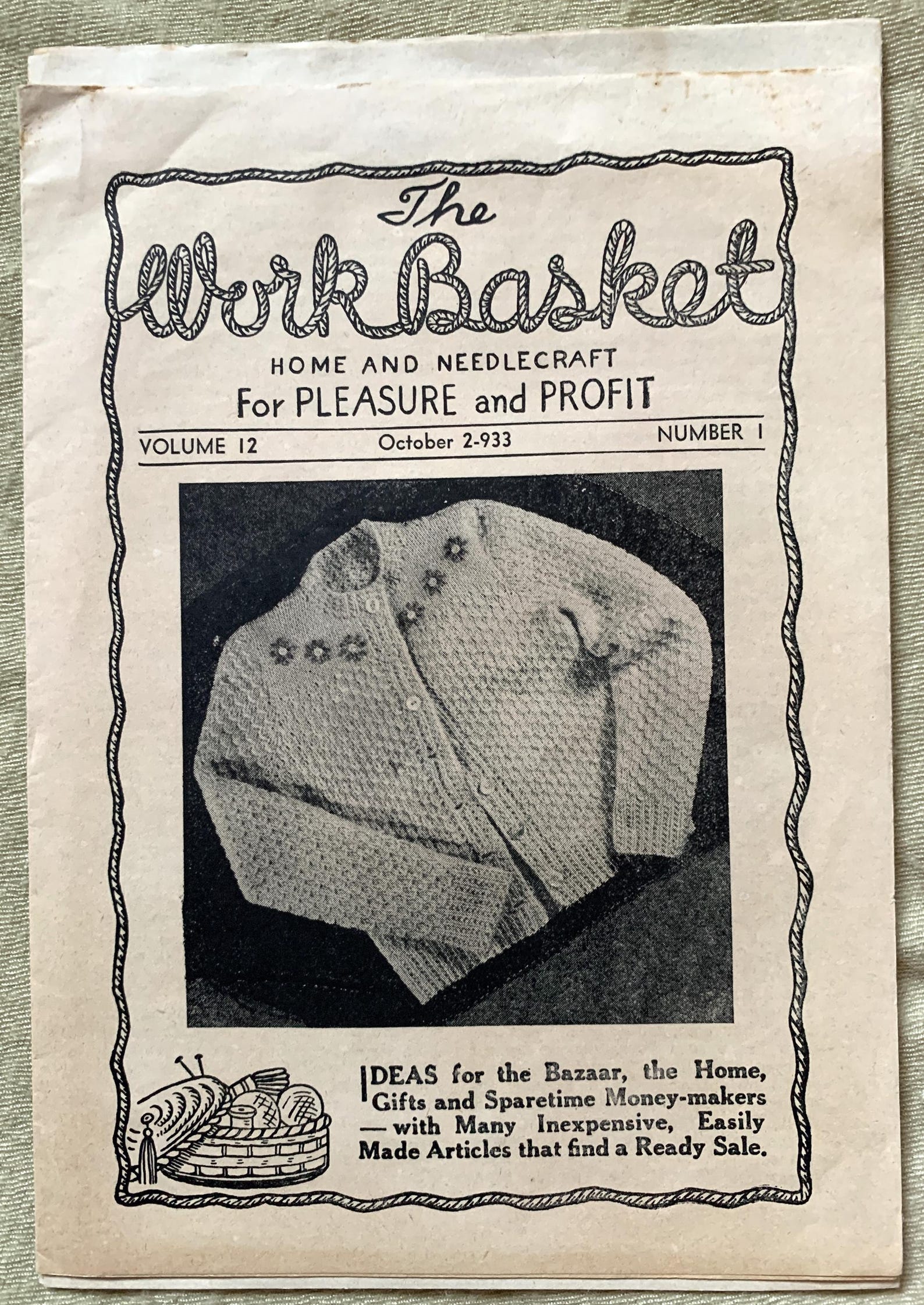 Vintage 1940's the Workbasket Magazines, Home and Needlecraft ...