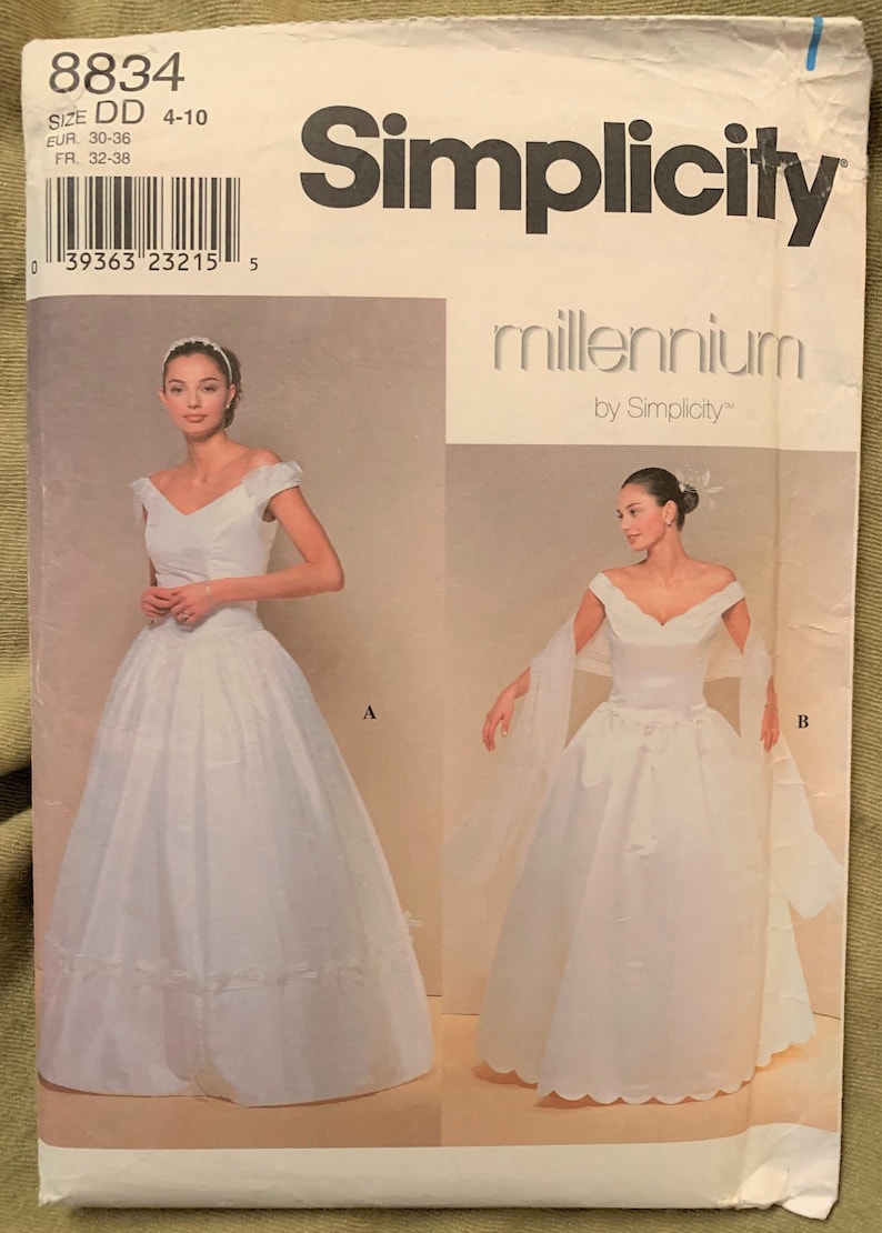Vintage 1990's Simplicity Millennium Pattern 8834, Misses' /miss Petite ...