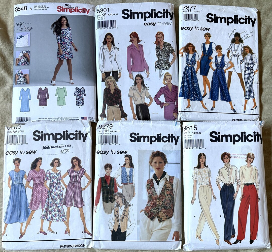 Incomplete Simplicity Misses' Patterns - Etsy