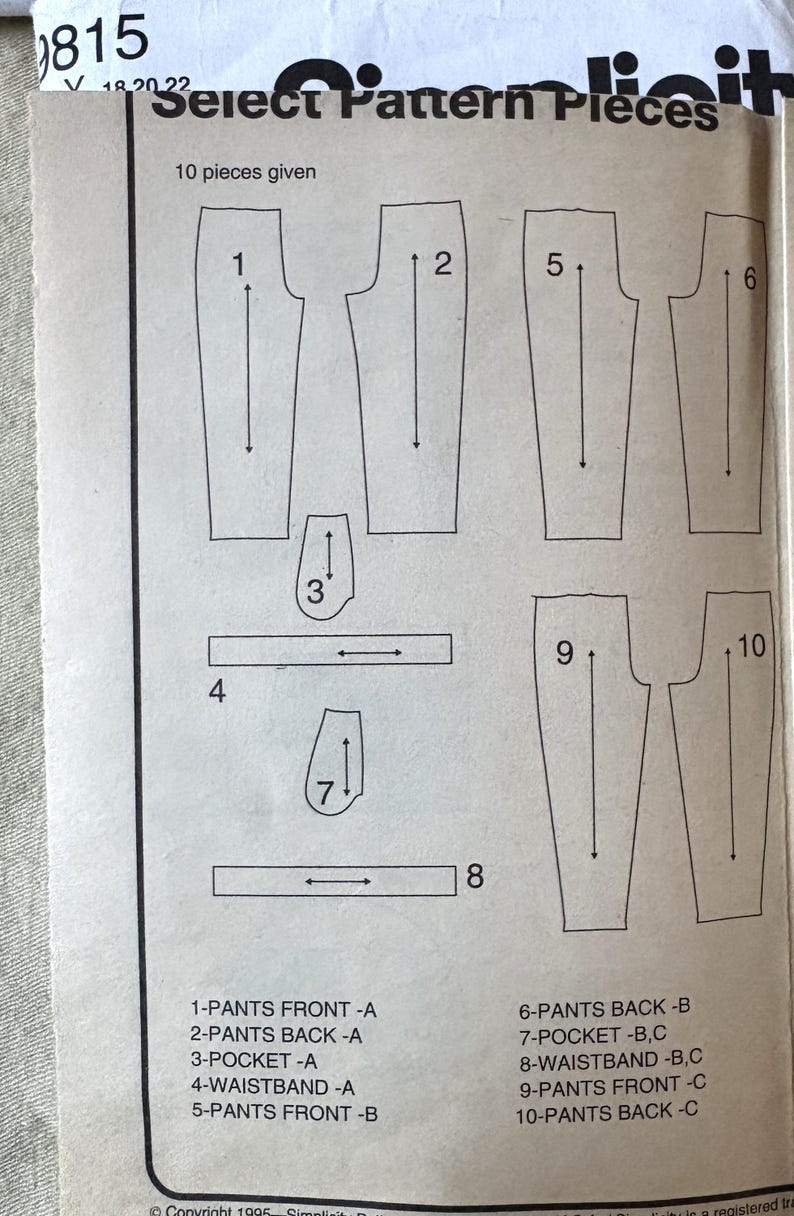 Incomplete Simplicity Misses' Patterns - Etsy