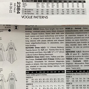 Vogue Vintage Model Pattern 2384, Original 1944 Design, Misses' Wedding ...