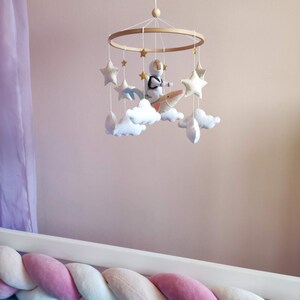Outer Space Baby Mobile, Space Man Crib Mobile, Hanging Mobile, Baby ...
