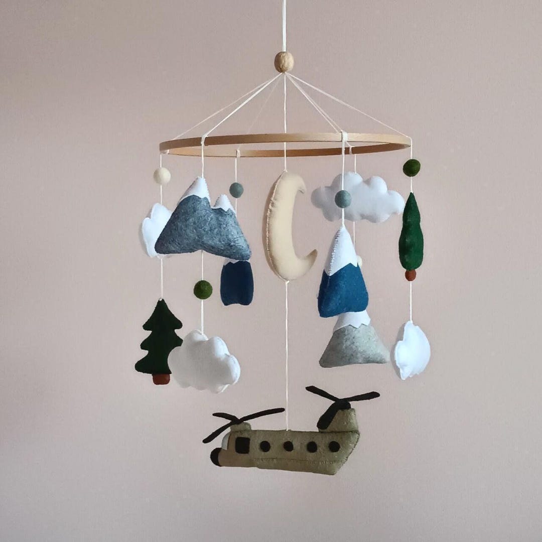 Chinook Helicopter Baby Mobile, Aviation Nursery Decor, Military Gift - Etsy