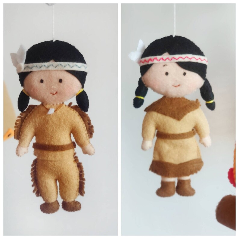 Tribal Theme Mobile Native American Dolls Baby Shower Mobile - Etsy