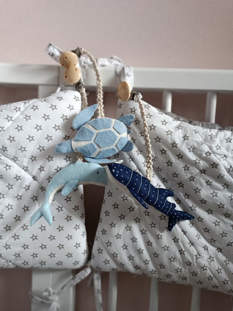 Narwhal Play Gym, Whale Shark, Travel Toy, Hanging Clip-on Montessori ...