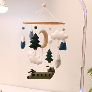 Chinook Helicopter Baby Mobile, Jet Baby Mobile, Aviation Nursery ...