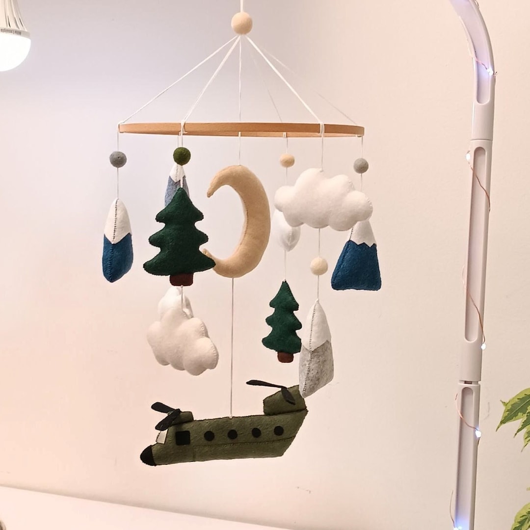 Chinook Helicopter Baby Mobile Jet Baby Mobile Boy Nursery - Etsy