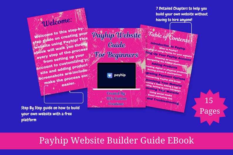 Payhip Step by Step Beginners Guide Building Your Own Website for ...