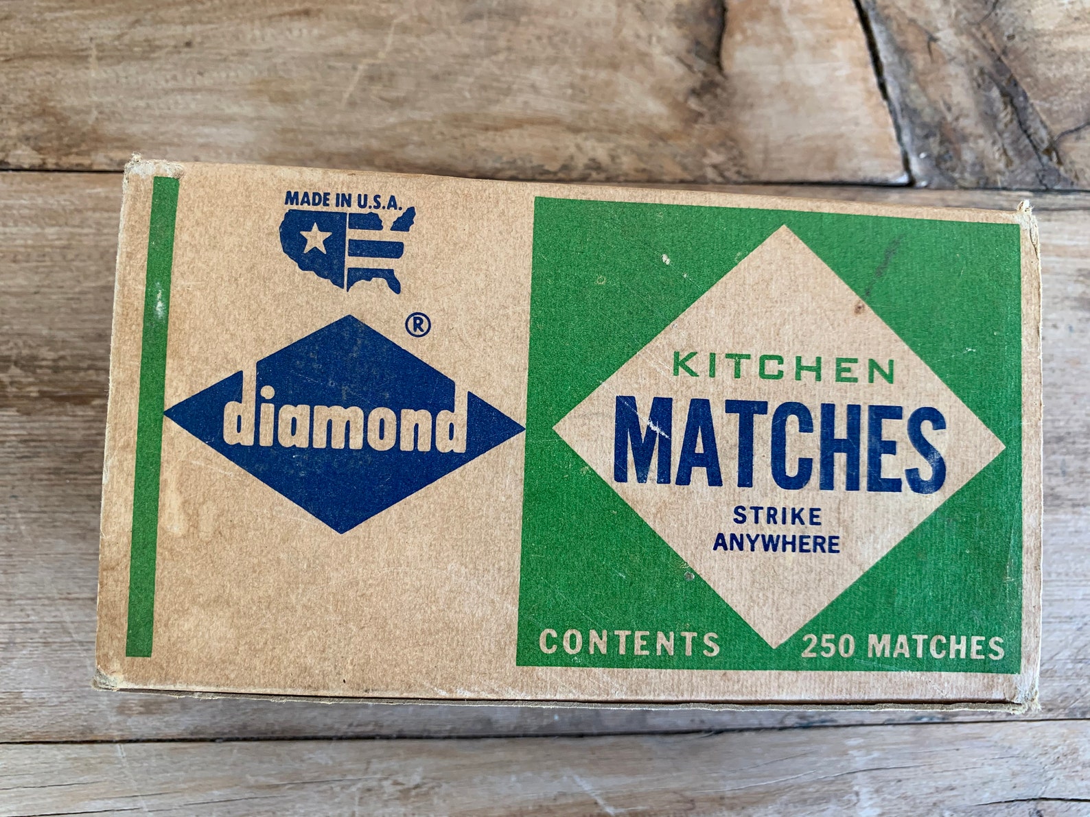 Vintage Diamond Kitchen Matches - Etsy