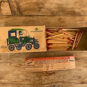 Vintage Diamond Kitchen Matches - Etsy