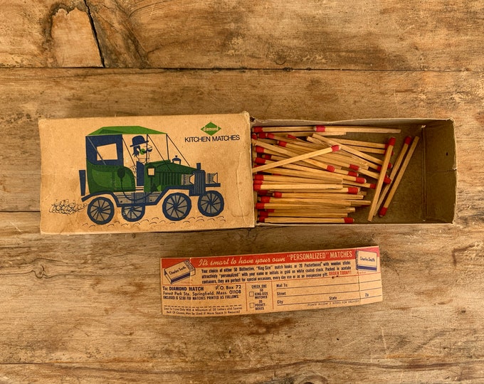 Vintage Diamond Kitchen Matches - Etsy