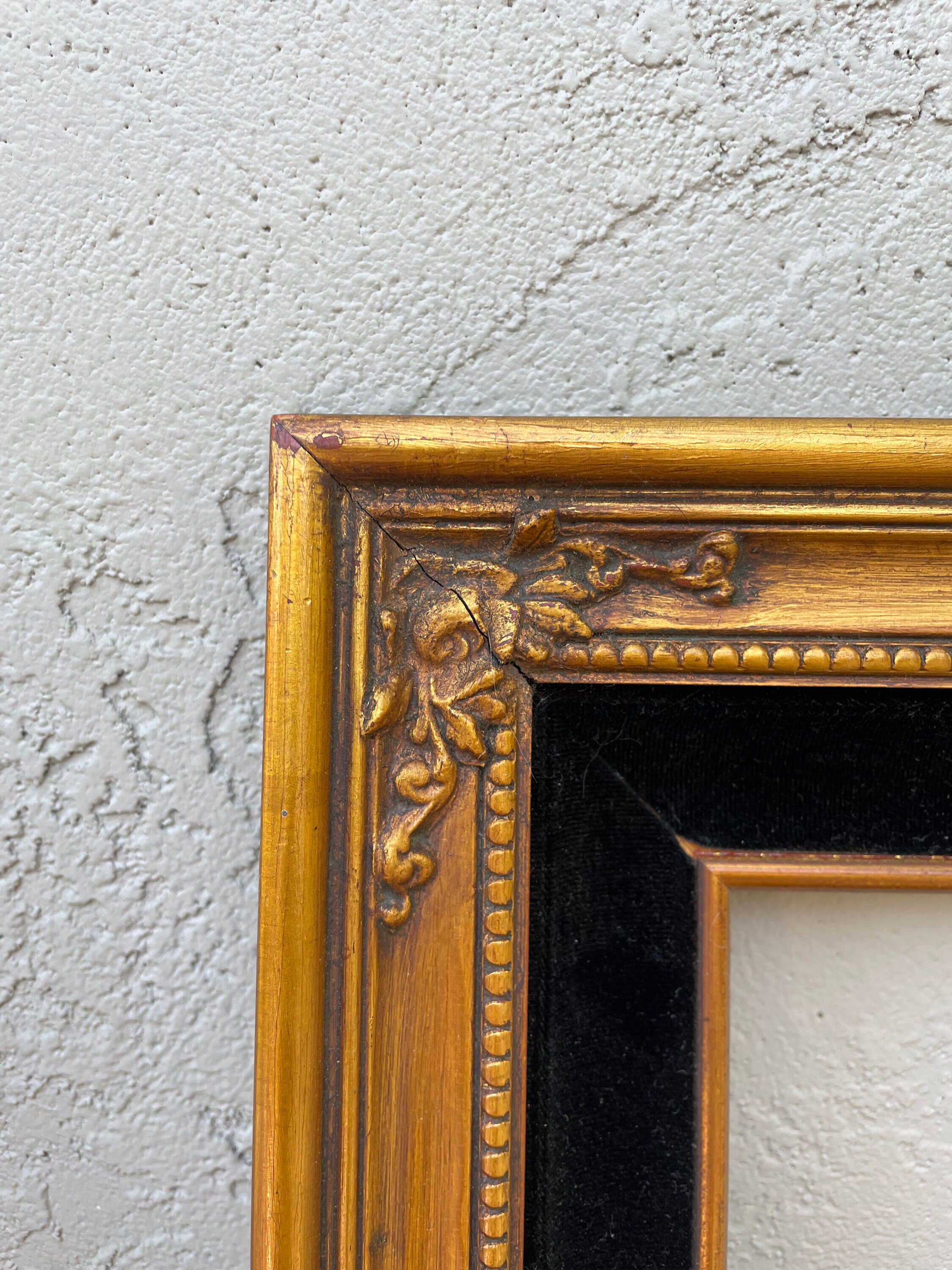 Vintage Gold Wooden Large Picture Frame - Etsy