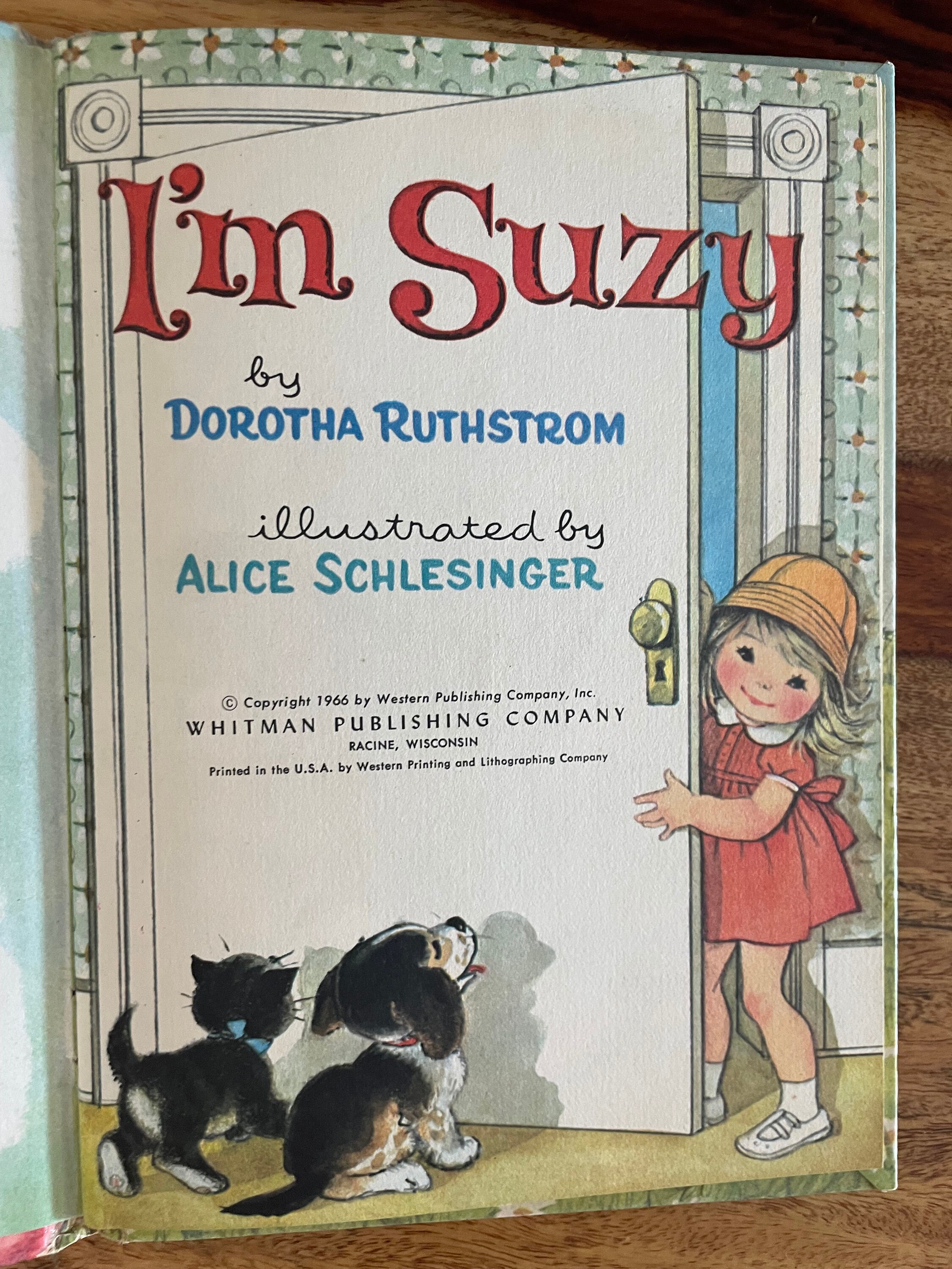 Vintage 1966 I'm Suzy Children's Book - Etsy
