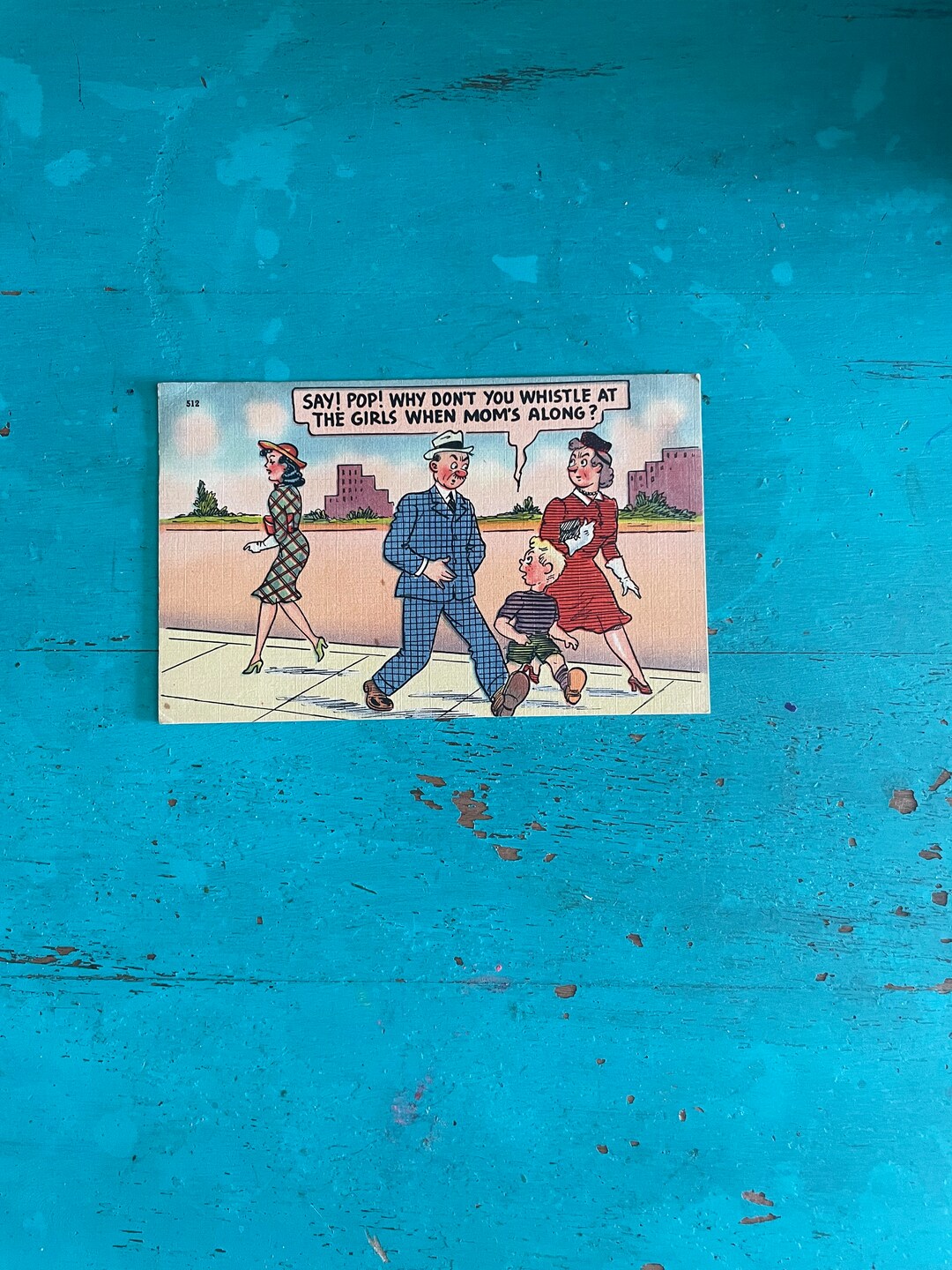 1950's Silly Postcard - Etsy