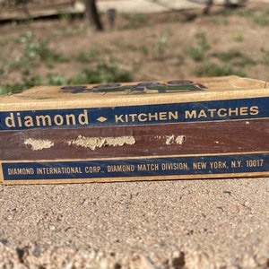 Vintage Diamond Kitchen Matches - Etsy