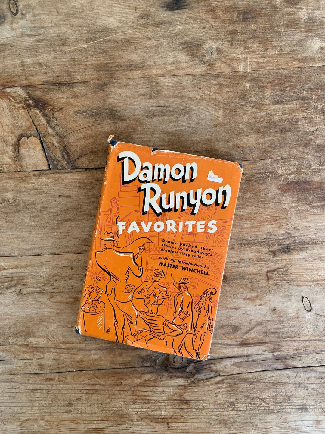 Vintage Damon Runyon Favorites Hardcover Book by Walter Winchell - Etsy