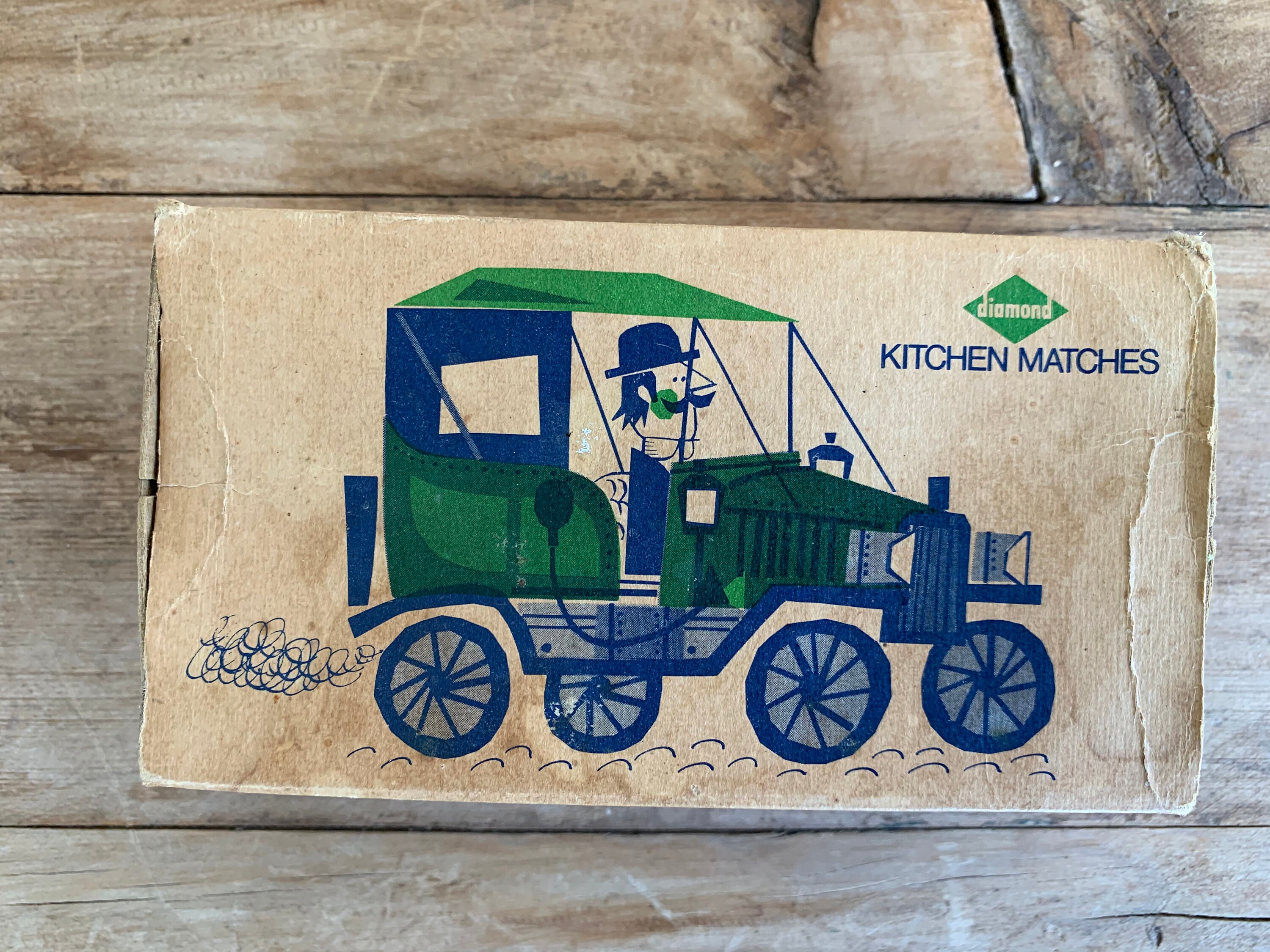 Vintage Diamond Kitchen Matches - Etsy