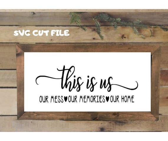 This is Us Svg Cut File SVG Decal Svg Wood Sign Svg | Etsy
