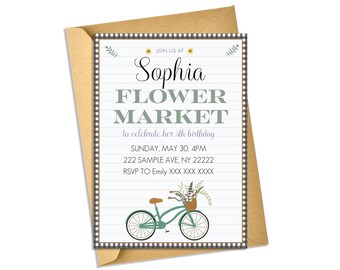 Flower Market Party Background Flower Birthday Party | Etsy