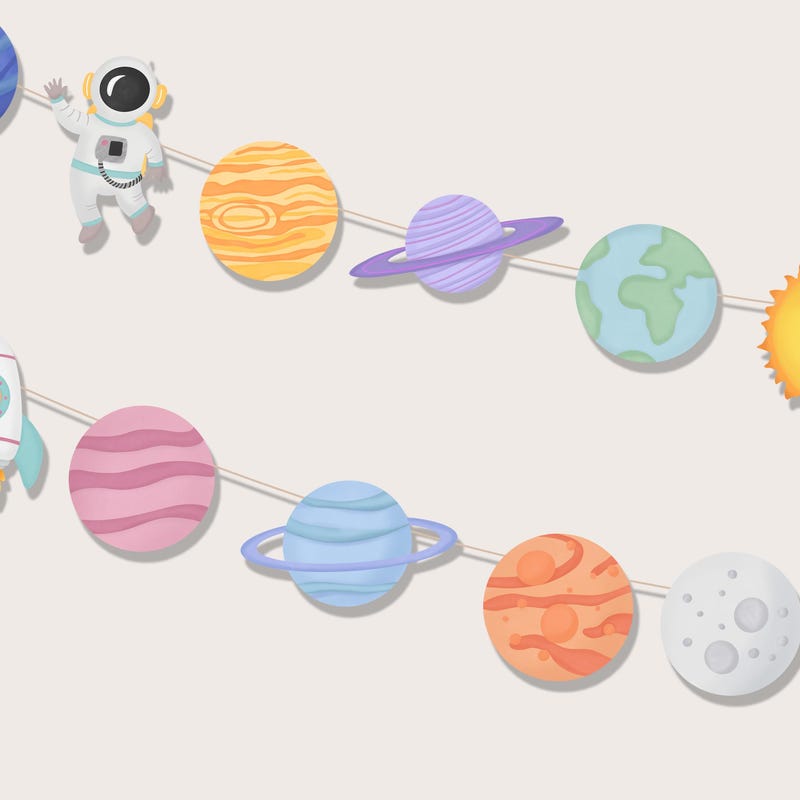 Planet Themed Birthday Decorations - Etsy