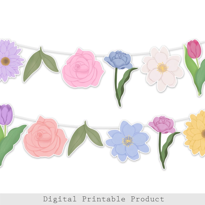 Spring Garland - Etsy