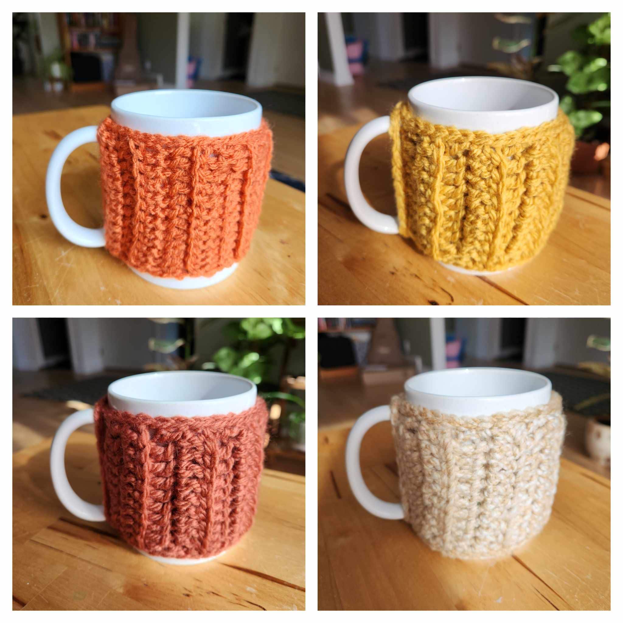 Mug Cozy Crochet Pattern Handmade Crochet Pattern Standard 8 Oz Mug - Etsy