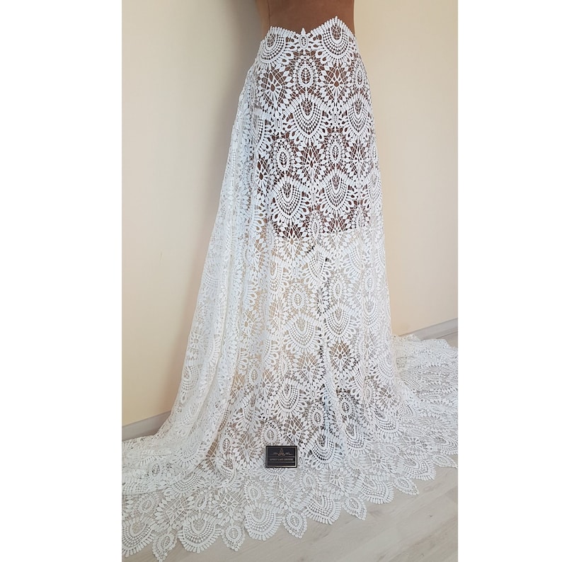 Gorgeous Modern Boho Lace Fabric Soft Guipure Lace in | Etsy