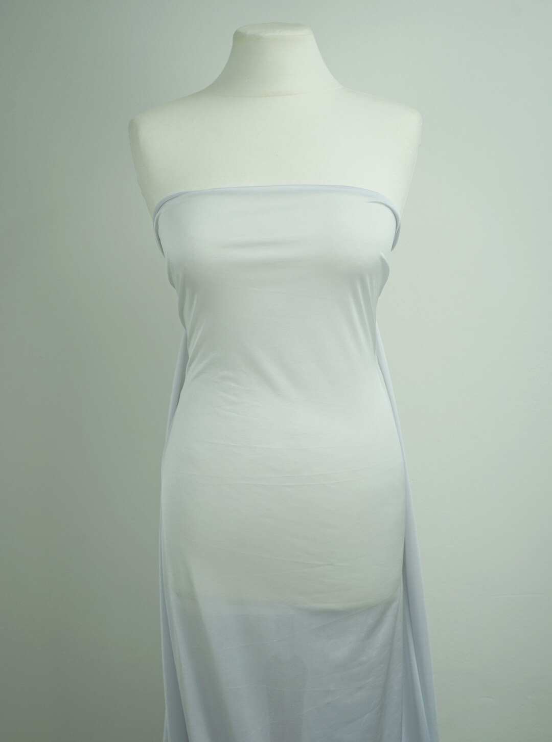 Elastic Mesh Fabric in White or Blue Color, Strongly Bi-elastic for ...