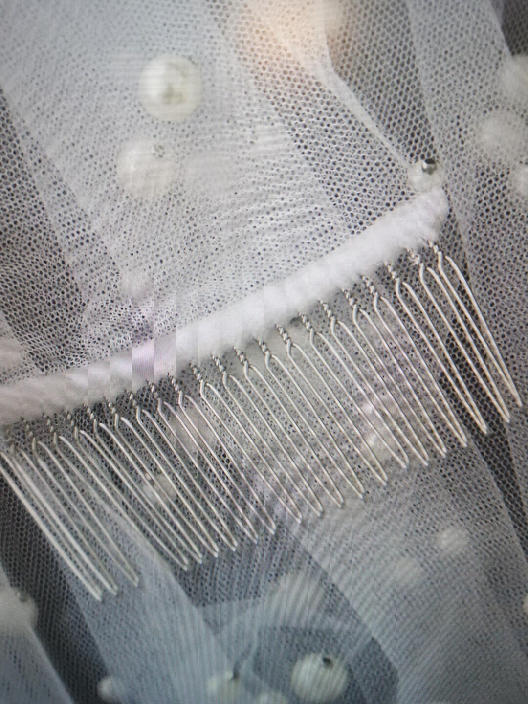 1/3/5/10, Silver Metal Hair Comb for Bridal Veils, Wedding Bridal Veil ...