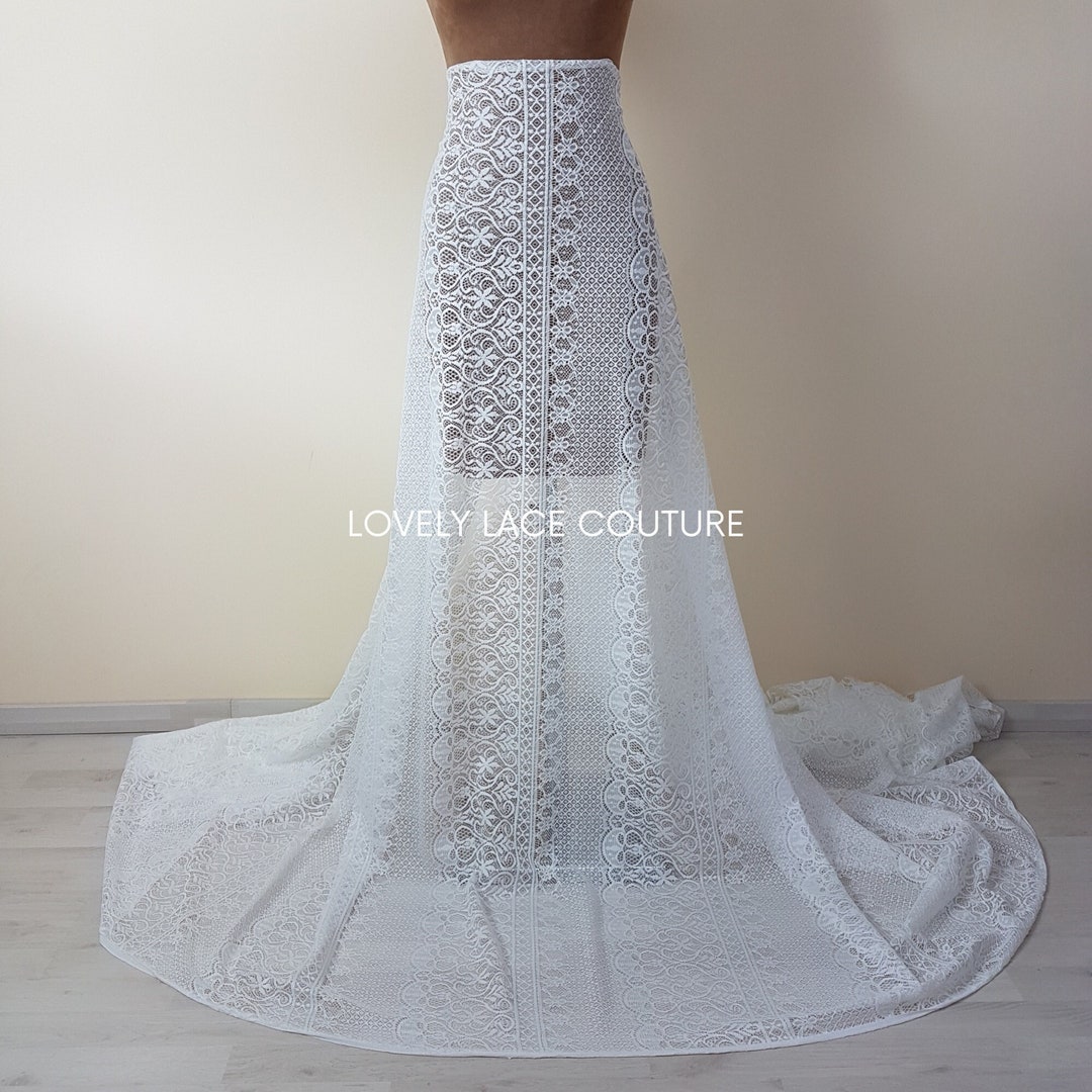 Lovely Boho Lace Fabric With Very Soft Handfeeling, in Off-white Color ...
