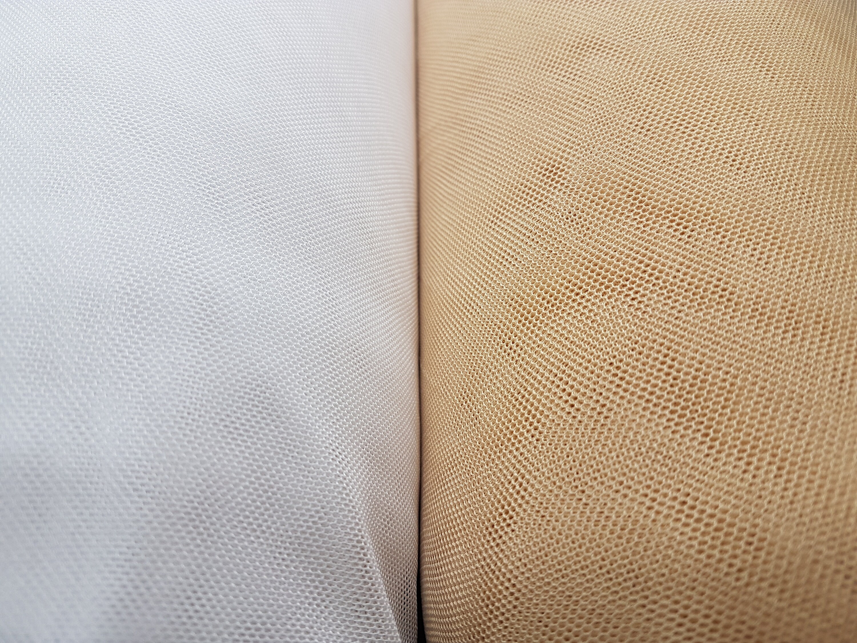 Elastischer Mesh Stoff in Hautfarbe oder Weiß 4-Wege-Stretch - Etsy