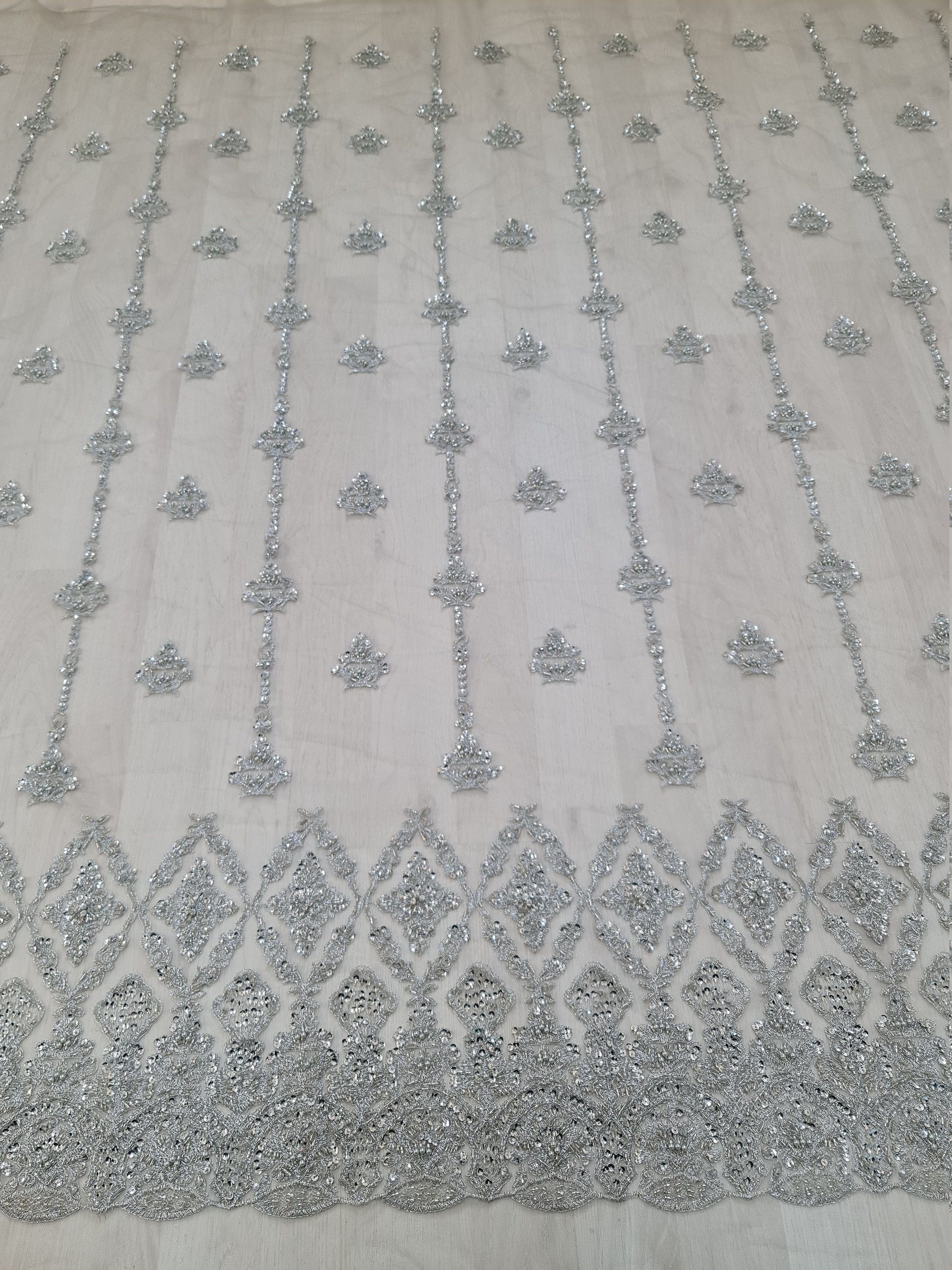 Splendid Handmade 3dlace Fabric for a Princess Beaded Lace in | Etsy