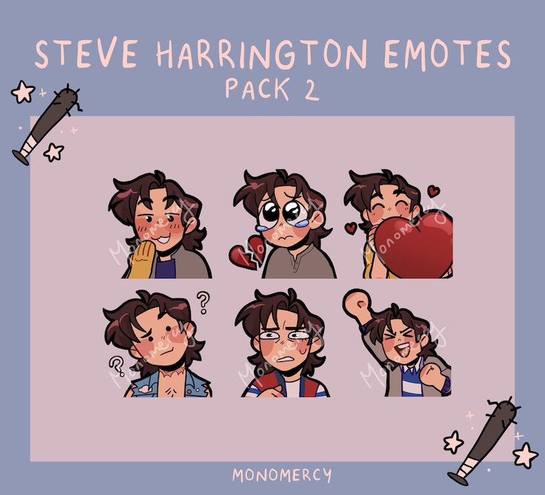 Steve Emote Pack 2 | Twitch & Discord Emotes - Etsy