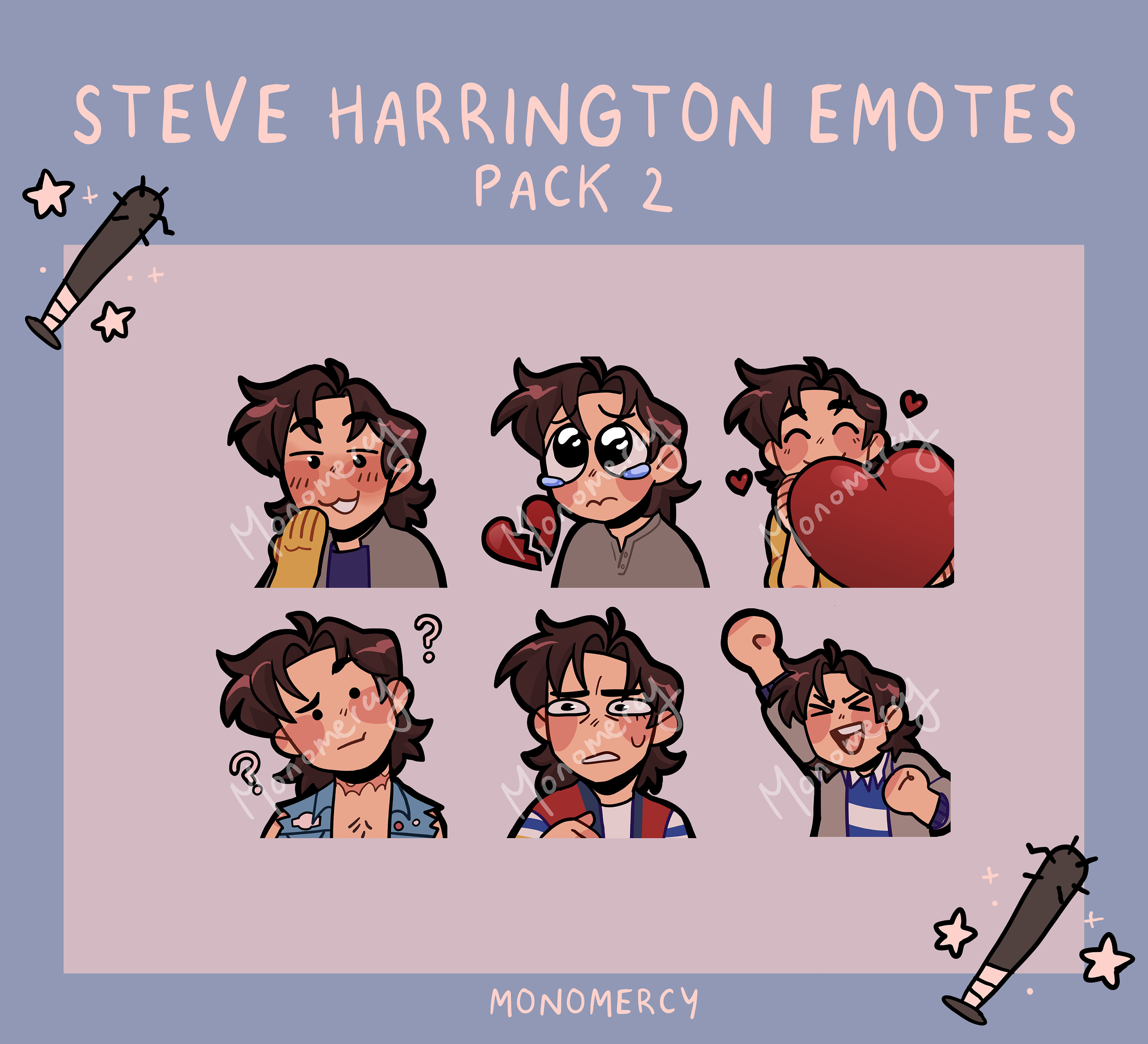 Steve Emote Pack 2 Twitch & Discord Emotes - Etsy Australia