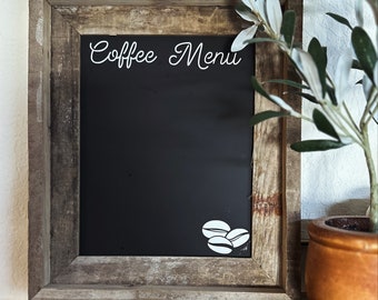 Small Menu COFFEE SHOP Sign Custom Design Menu Espresso Bar Menu Drink ...